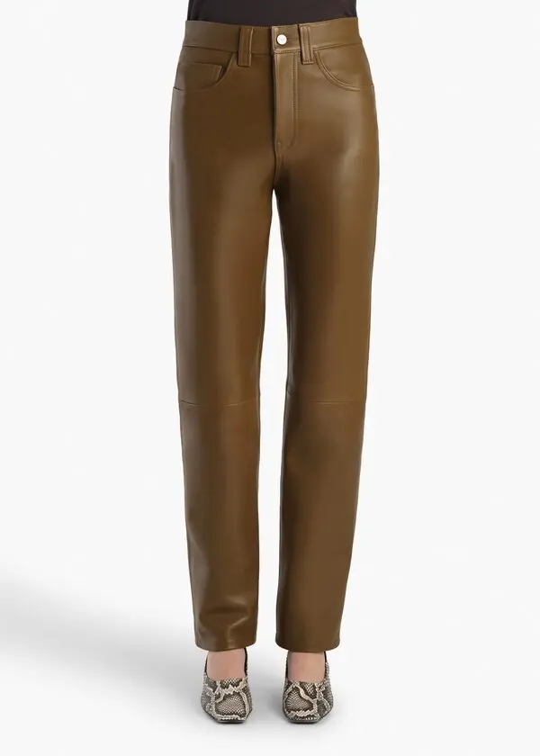 Khaite Callum Leather Pants