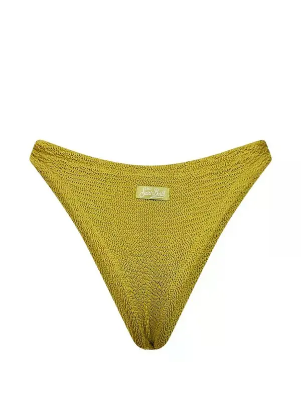 MC2 SAINT BARTH Naomi Crinkle-effect Bikini Bottoms