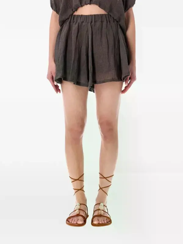 120% Lino Elasticated Waistband Shorts