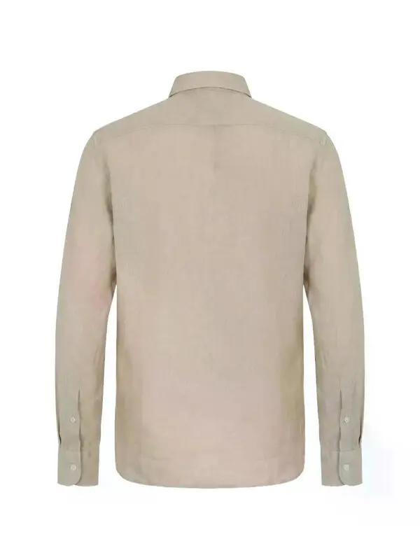 C.P. COMPANY Logo-embroidered Chest-pocket Shirt
