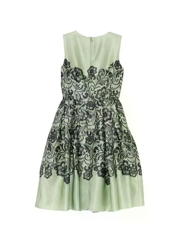 Dolce & Gabbana Floral Lace-printed Midi Dress