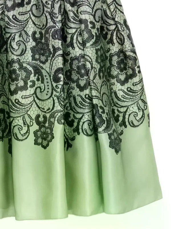 Dolce & Gabbana Floral Lace-printed Midi Dress