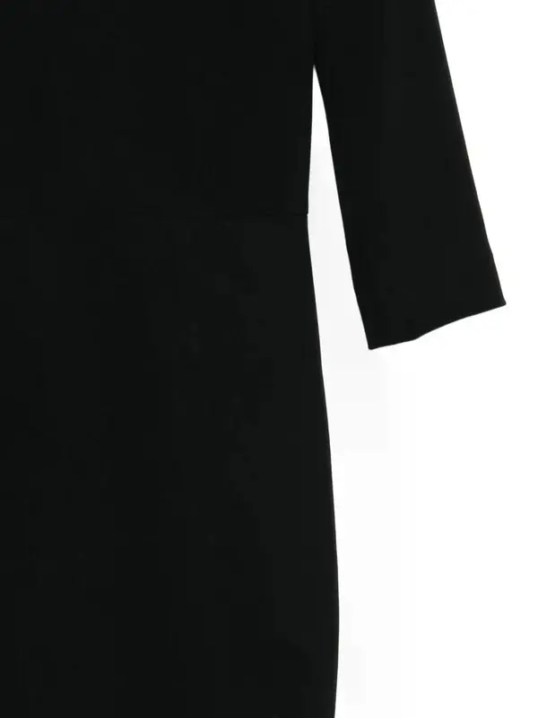 Dolce & Gabbana V-neck Long Sleeve Midi Dress
