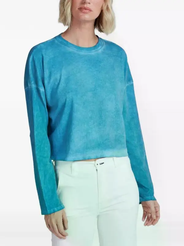 ASKK NY Faded Drop-shoulder Sweater - Blue