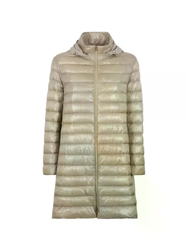 Herno Quilted Zip-up Parka With Detachable Hood