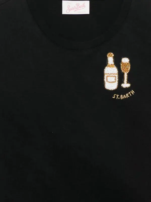 MC2 SAINT BARTH Emilie Embellished T-shirt