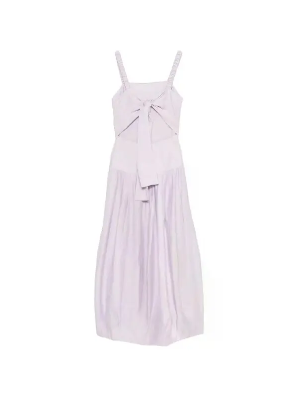 TELA Ruched Tie-back Dress