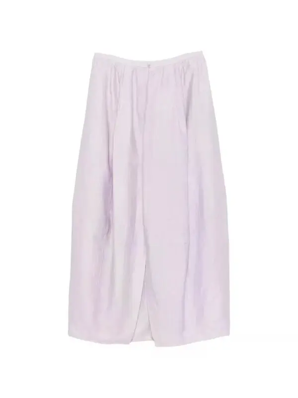 TELA Pleated Rear-slit Skirt
