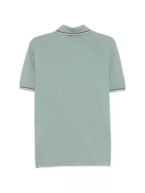 Emporio Armani Logo-embroidered Polo Shirt - Blue