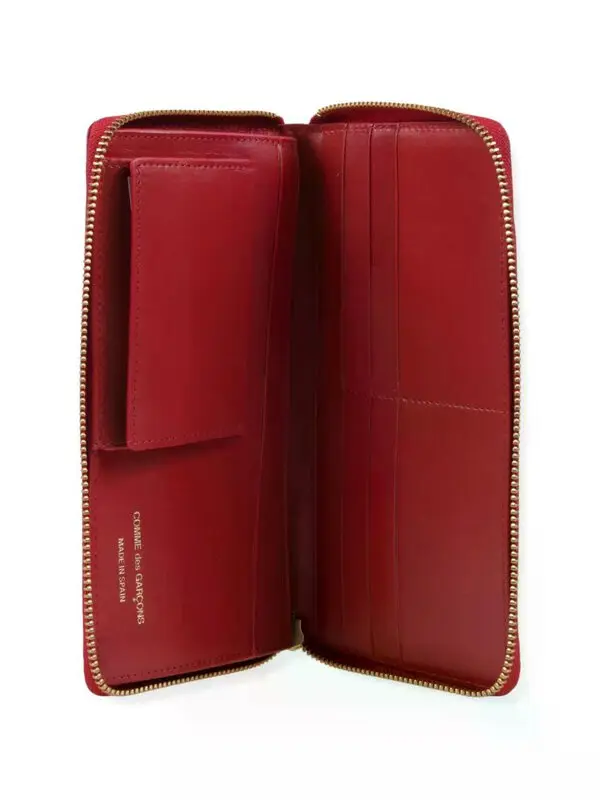 Comme Des Garçons Zip-around Leather Wallet