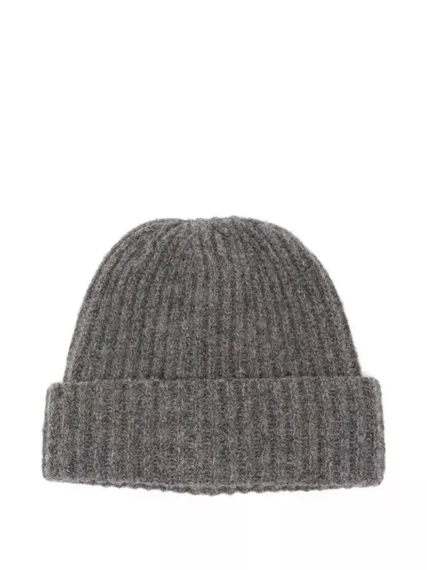ZANONE Ribbed Knit Beanie Hat