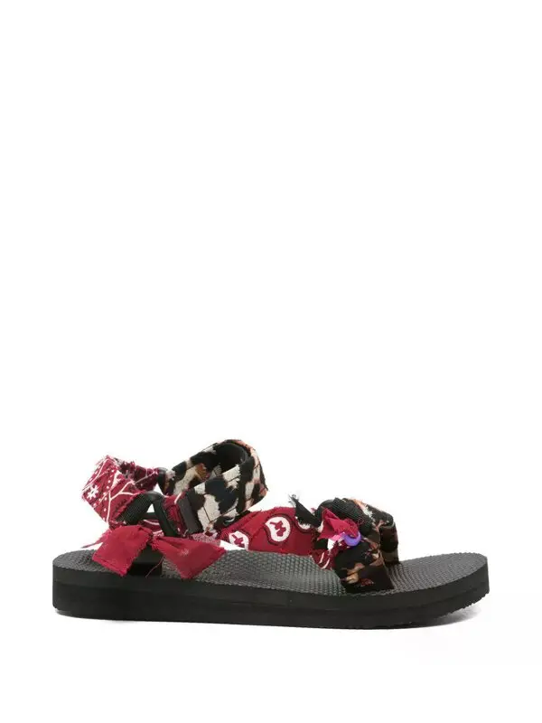 ARIZONA LOVE Trekky Bandana Sandals - Brown
