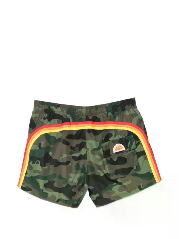 Sundek Camouflage Print Swim Shorts