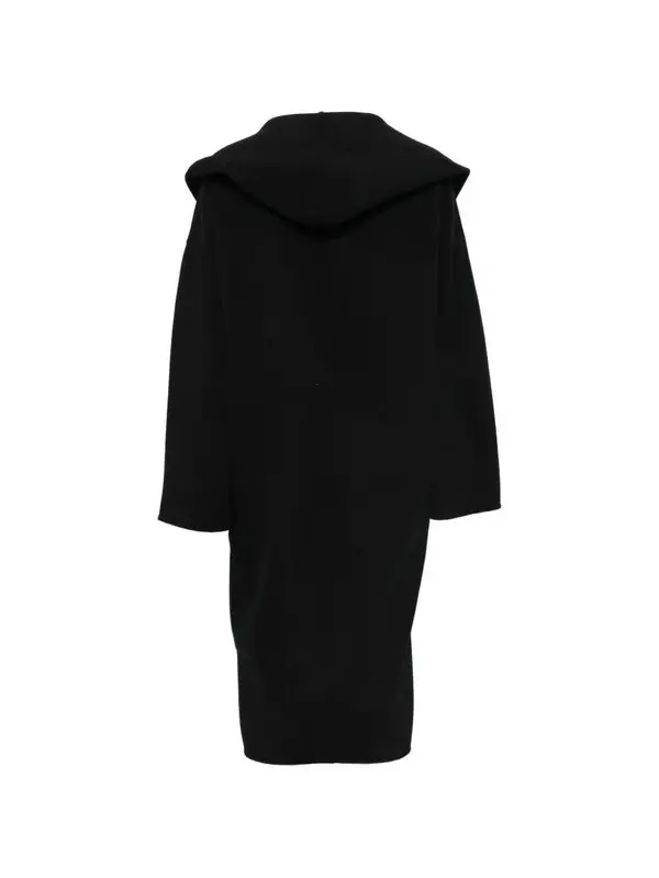 Alberta Ferretti Belted Hooded Coat