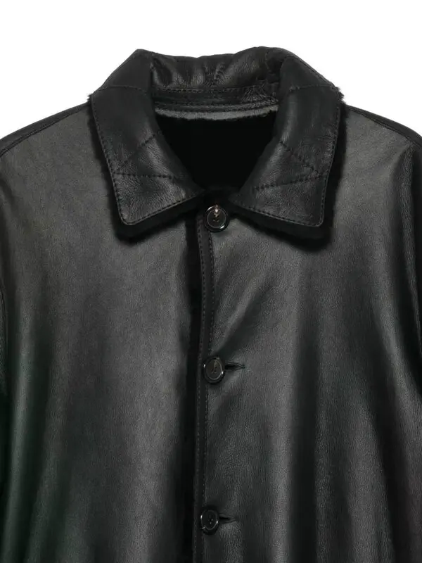 DESA 1972 Long-sleeve Leather Coat
