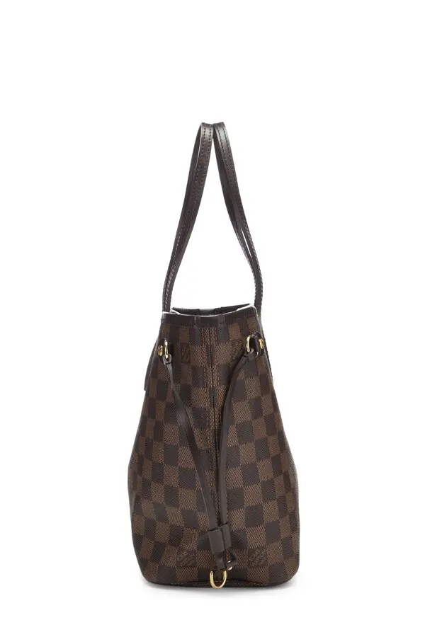LOUIS VUITTON Damier Ebene Neverfull Tote