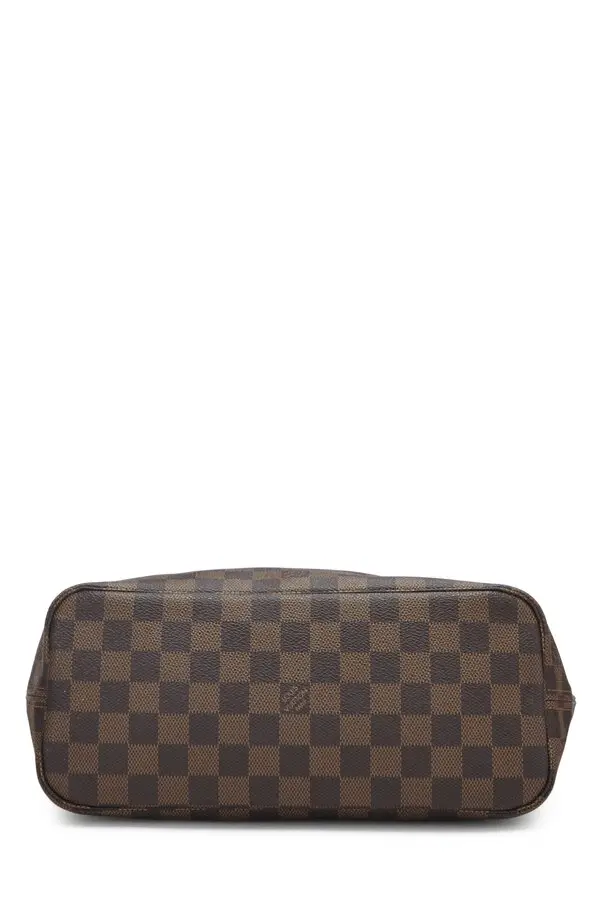 LOUIS VUITTON Damier Ebene Neverfull Tote