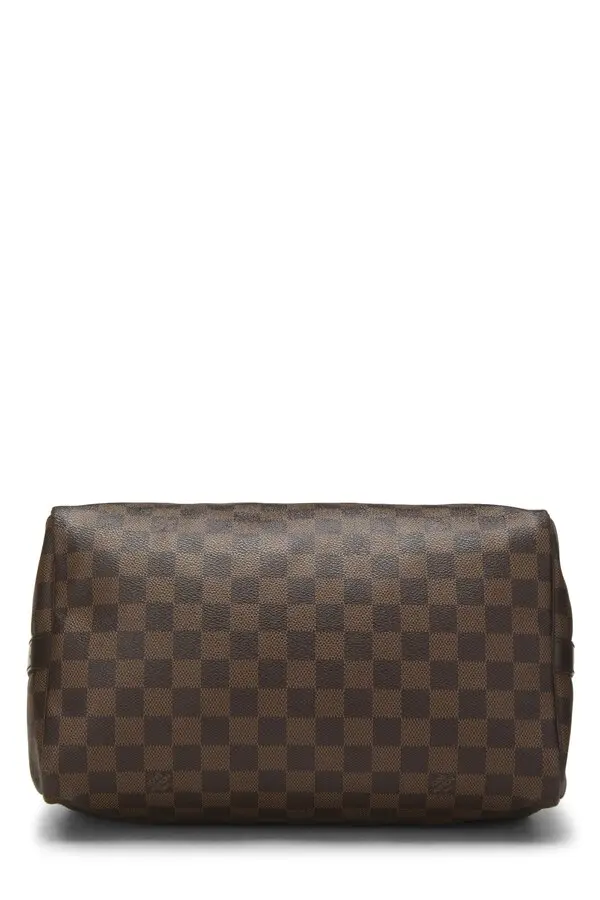 LOUIS VUITTON Damier Ebene Speedy Bandouliere Bag 30