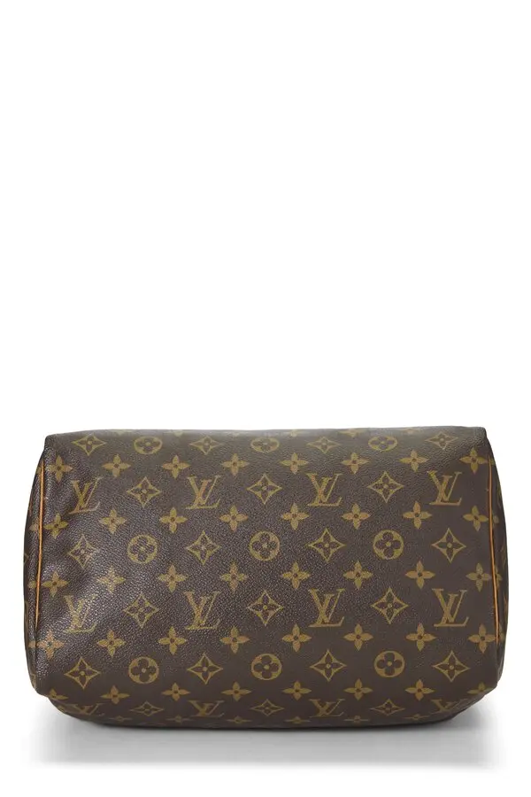 LOUIS VUITTON Monogram Speedy Top Handle Bag 30 - Brown