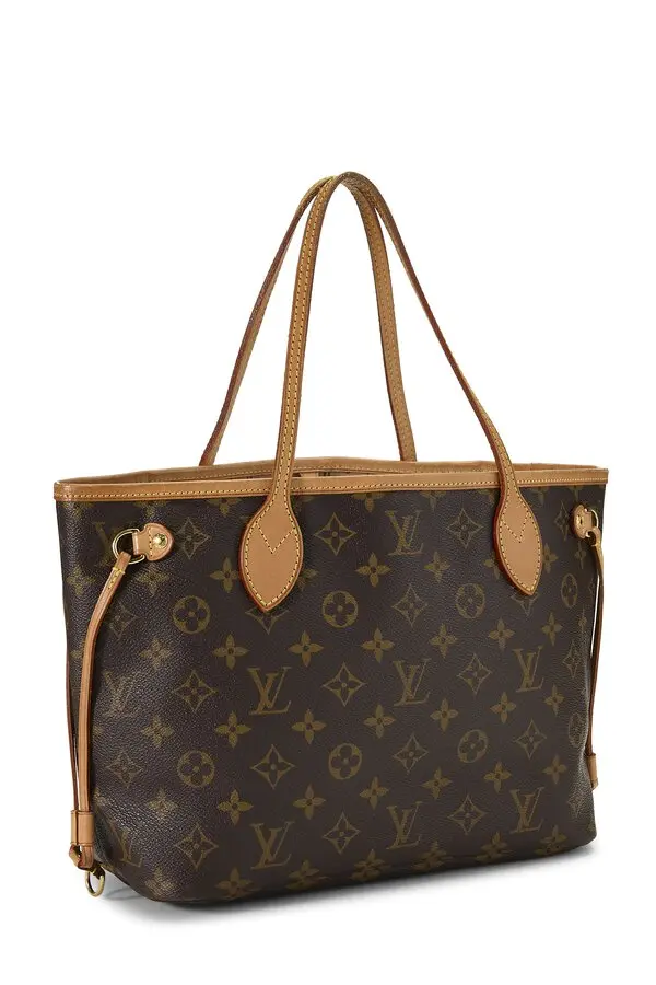 LOUIS VUITTON Monogram Neverfull Tote - Brown