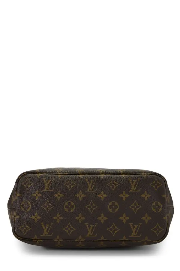 LOUIS VUITTON Monogram Neverfull Tote - Brown
