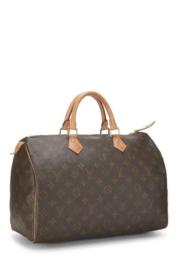 LOUIS VUITTON Monogram Speedy 35 Top Handle Bag