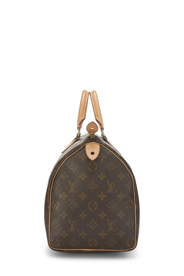 LOUIS VUITTON Monogram Speedy 35 Top Handle Bag