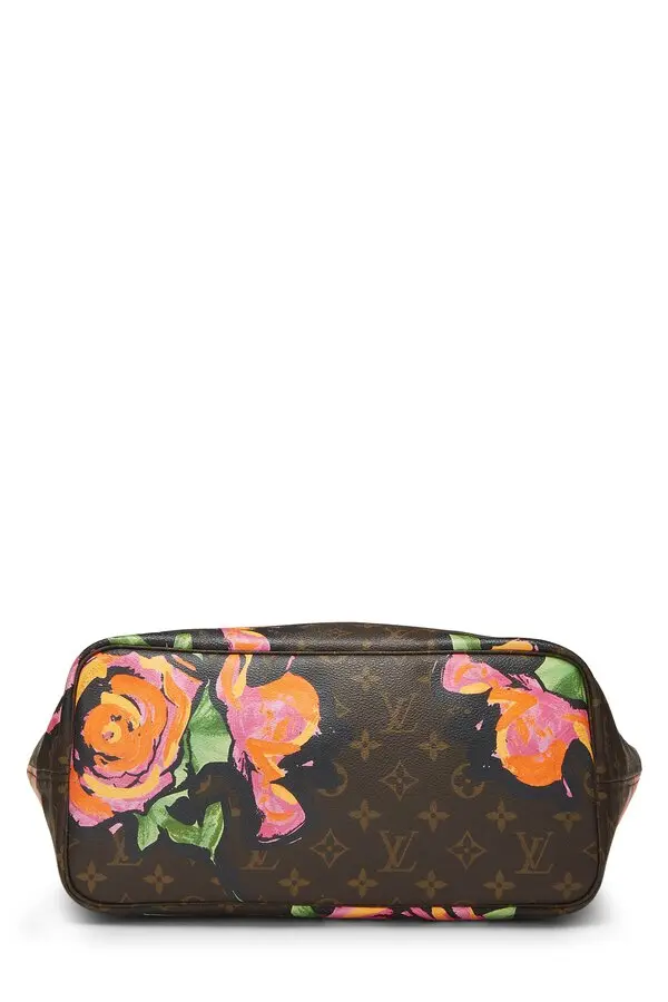 LOUIS VUITTON Stephen Sprouse X Monogram Roses Neverfull Tote
