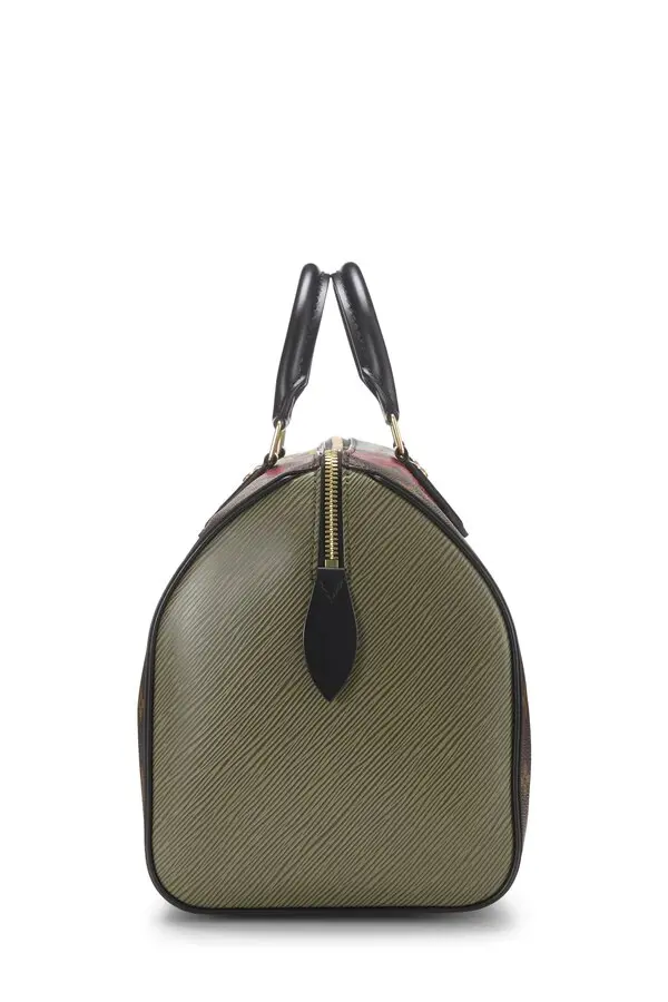 LOUIS VUITTON Monogram Kabuki Speedy Top Handle Bag 30 - Brown