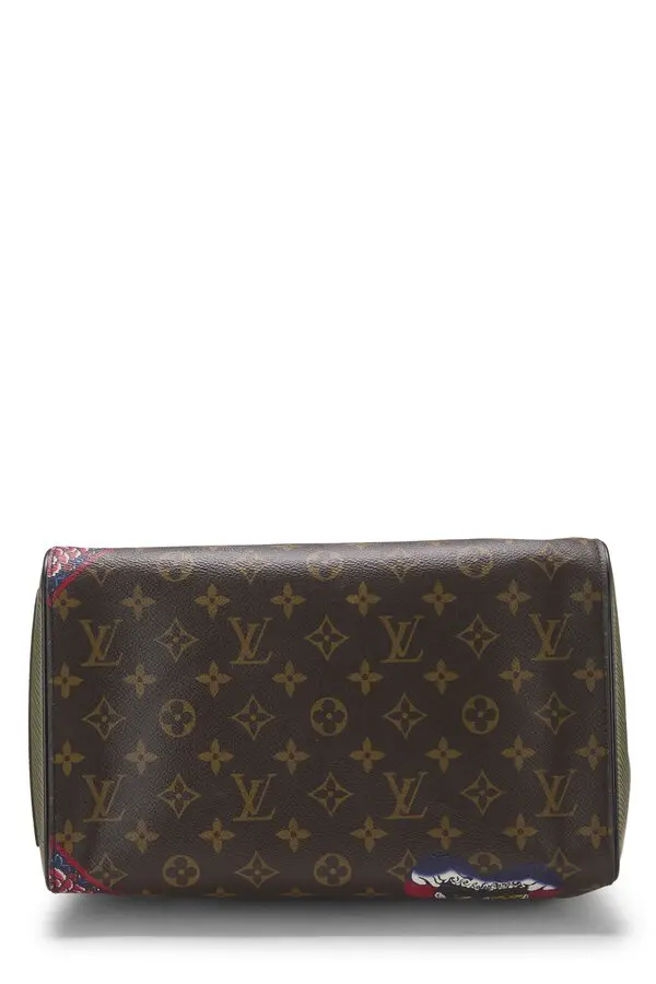 LOUIS VUITTON Monogram Kabuki Speedy Top Handle Bag 30 - Brown