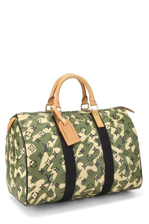 LOUIS VUITTON Takashi Murakami Monogramouflage Speedy 35 - Green
