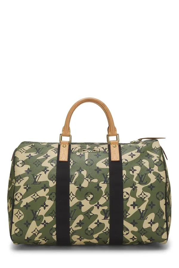 LOUIS VUITTON Takashi Murakami Monogramouflage Speedy 35 - Green