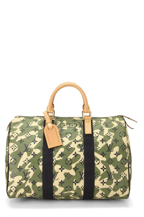 LOUIS VUITTON Takashi Murakami Monogramouflage Speedy 35 - Green