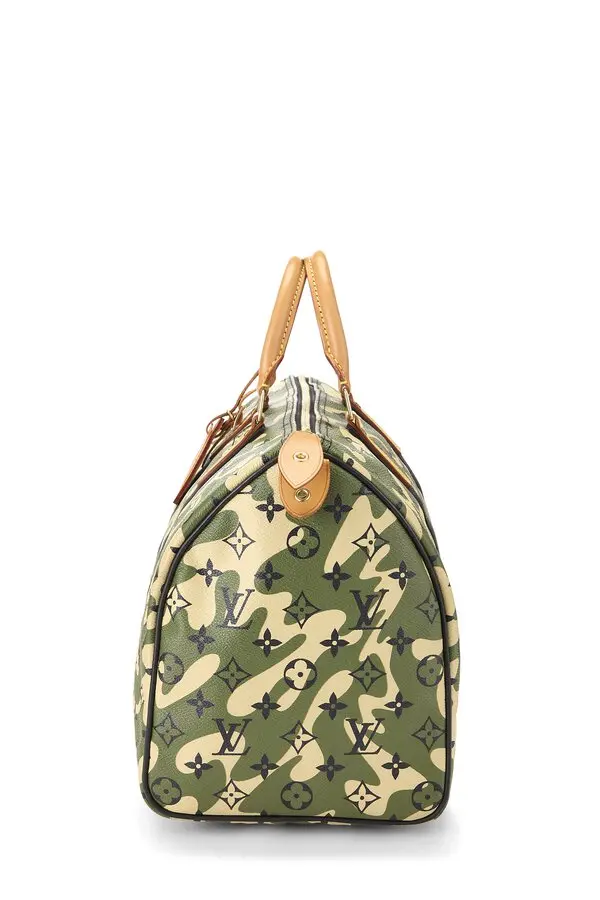 LOUIS VUITTON Takashi Murakami Monogramouflage Speedy 35 - Green