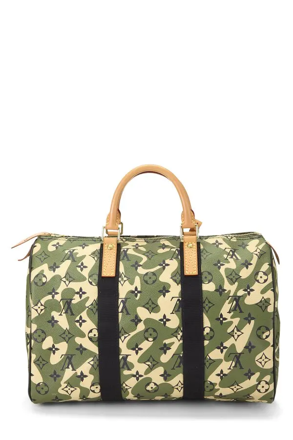 LOUIS VUITTON Takashi Murakami Monogramouflage Speedy 35 - Green