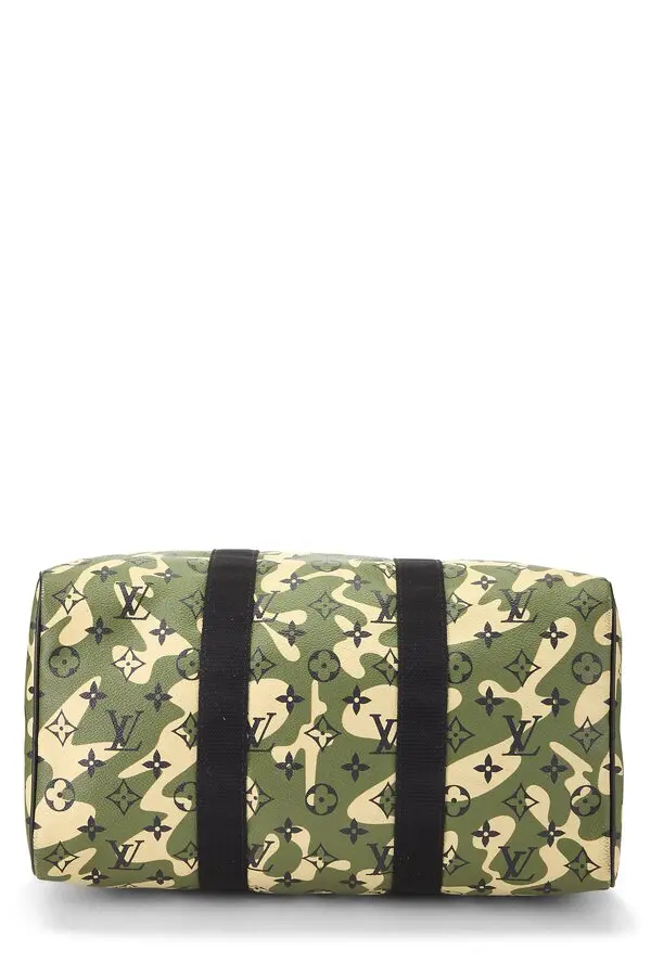 LOUIS VUITTON Takashi Murakami Monogramouflage Speedy 35 - Green