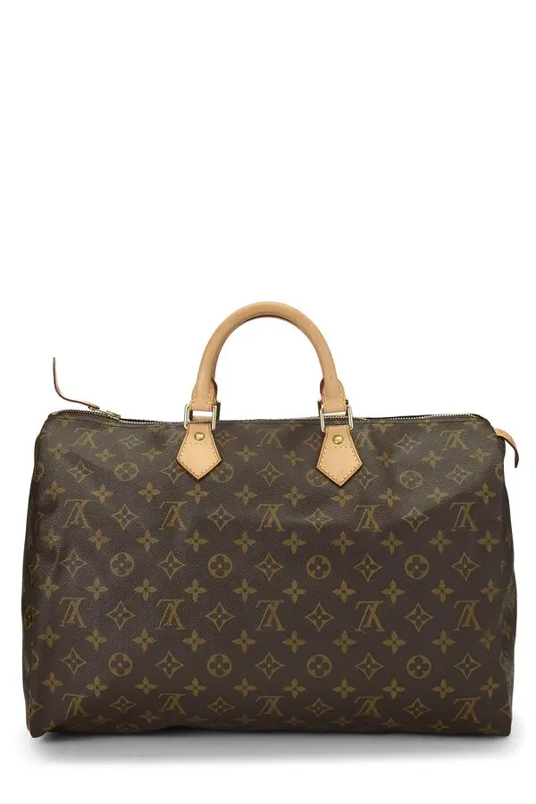LOUIS VUITTON Monogram Speedy Top Handle Bag 40