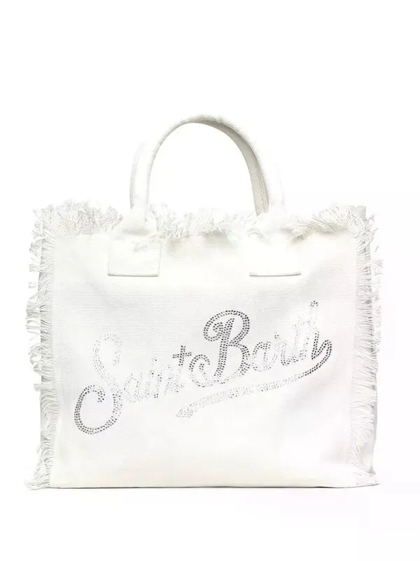 MC2 SAINT BARTH Embellished Tote Bag - White