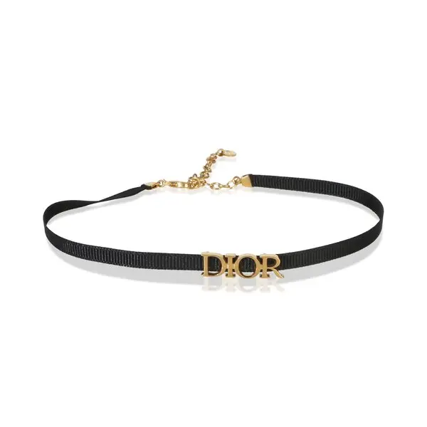 Dior Gold-plated Choker Necklace - Gold_plated