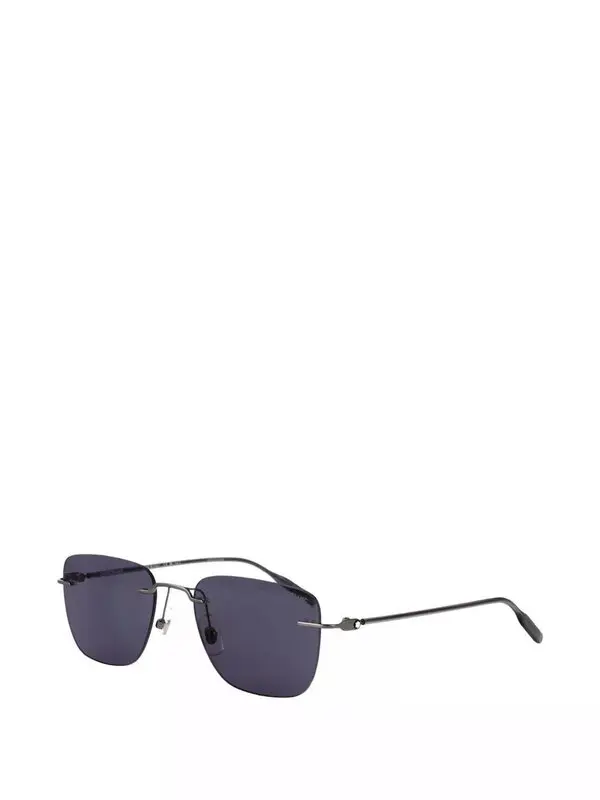 Montblanc Rimless Rectangle-frame Sunglasses