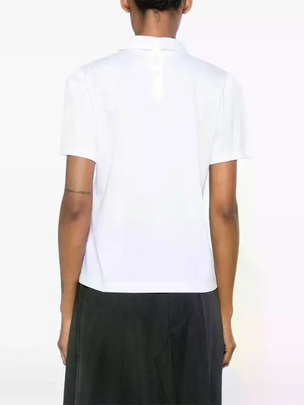 Noir Kei Ninomiya Bow Embellished Peter Pan Collar T-shirt