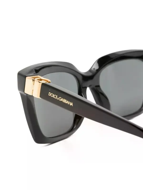Dolce & Gabbana Logo Plaque Square-frame Sunglasses