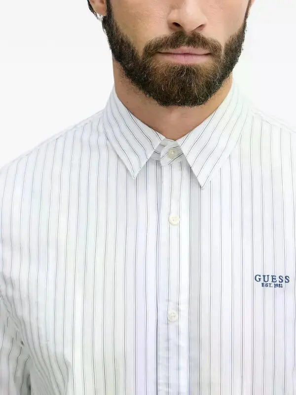 Guess Logo-embroidered Shirt
