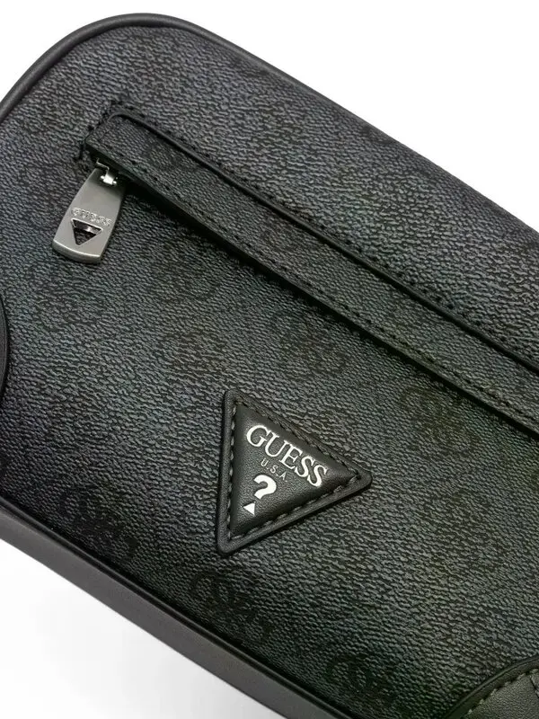 Guess Monogram Print Wash Bag