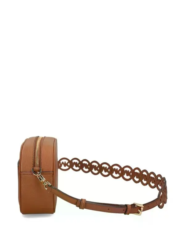Michael Kors Logo-cutout Leather Shoulder Bag