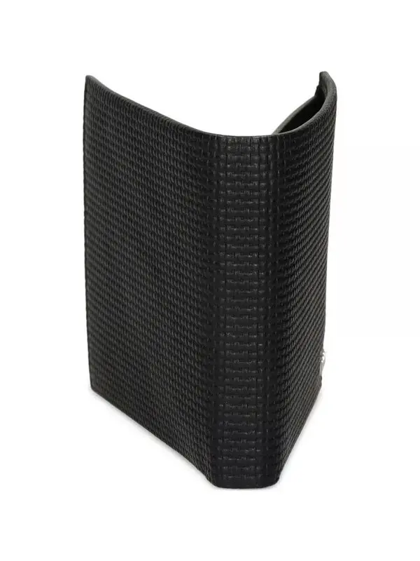 BOSS Woven-effect Leather Wallet