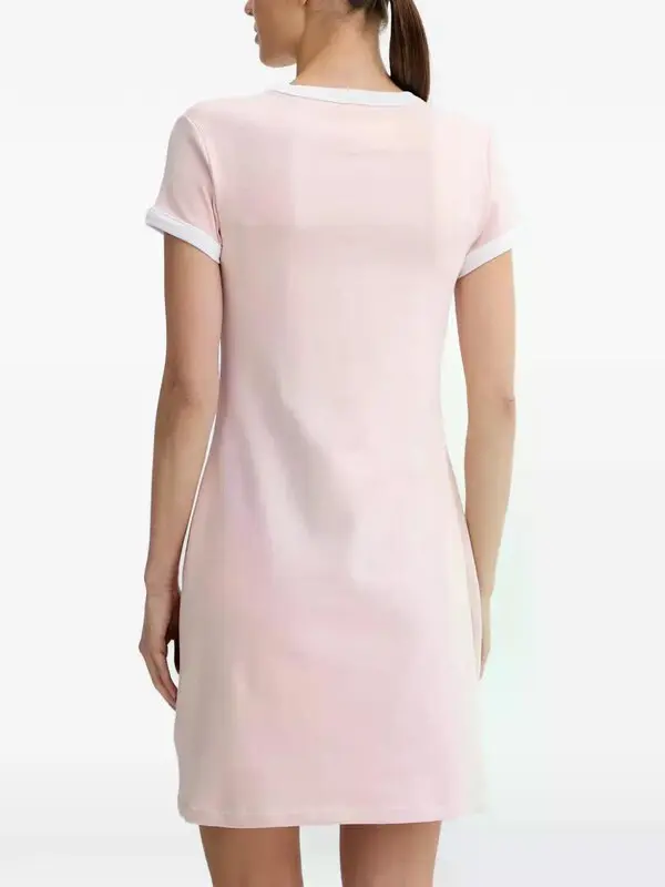 Guess Embroidered Logo T-shirt Midi Dress