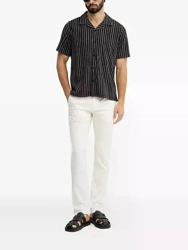 Guess Stripe-print Short-sleeve Shirt