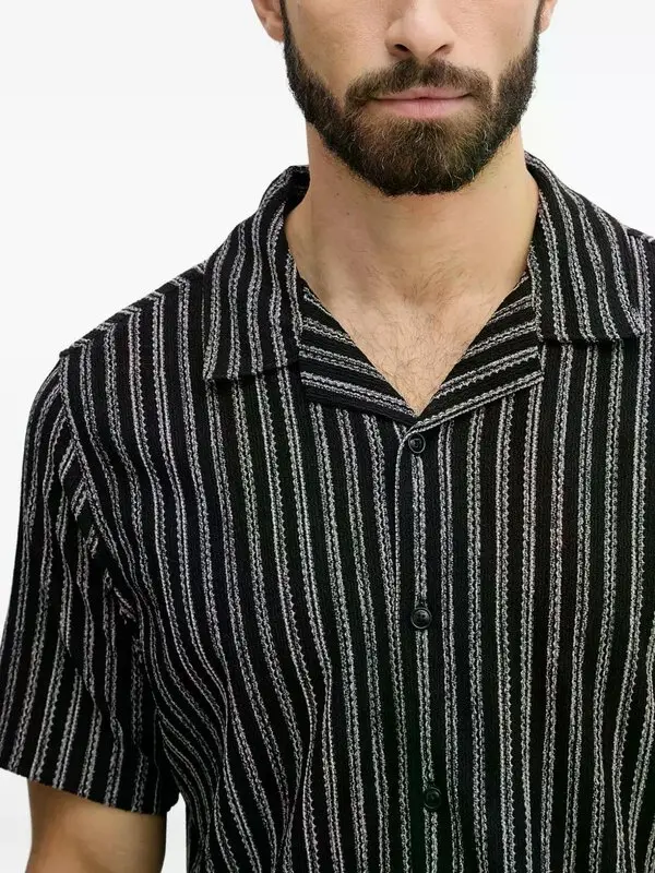 Guess Stripe-print Short-sleeve Shirt