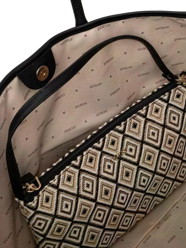 Guess Sophia Geometric Tote Bag